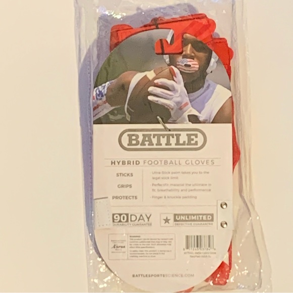 Battle | Accessories | Battle Hybrid Football Gloves High Performance ...